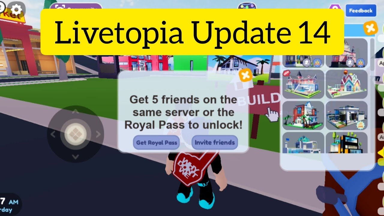 Livetopia update 14 || Livetopia latest updates || Livetopia Roblox ...