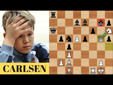 CARLSEN'İN HAYATINI DEĞİŞTİREN MÜTHİŞ OYUN - HENÜZ 12 YAŞINDA!