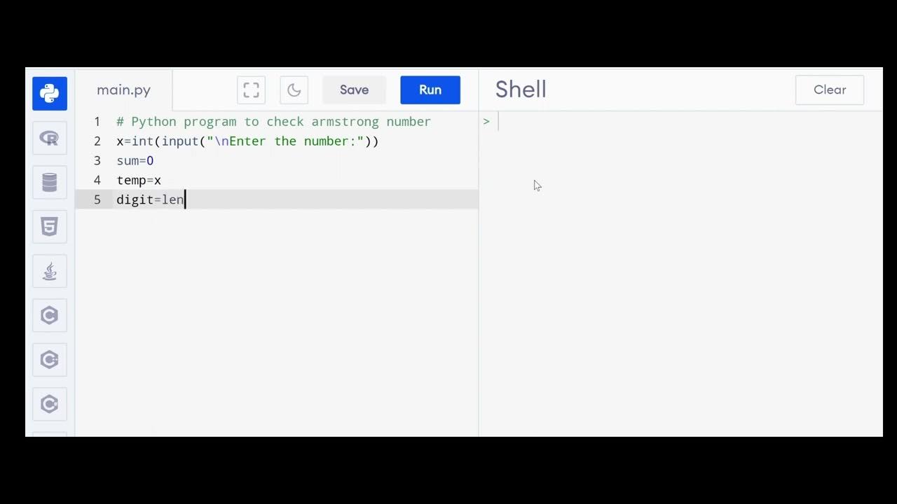 Python program to check Armstrong Number #python #coding # ...