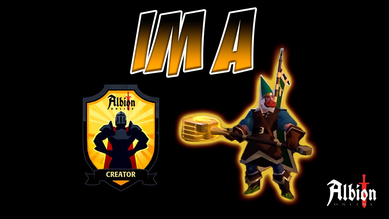 IM A CONTENT CREATOR ALBION ONLINE! - YouTube