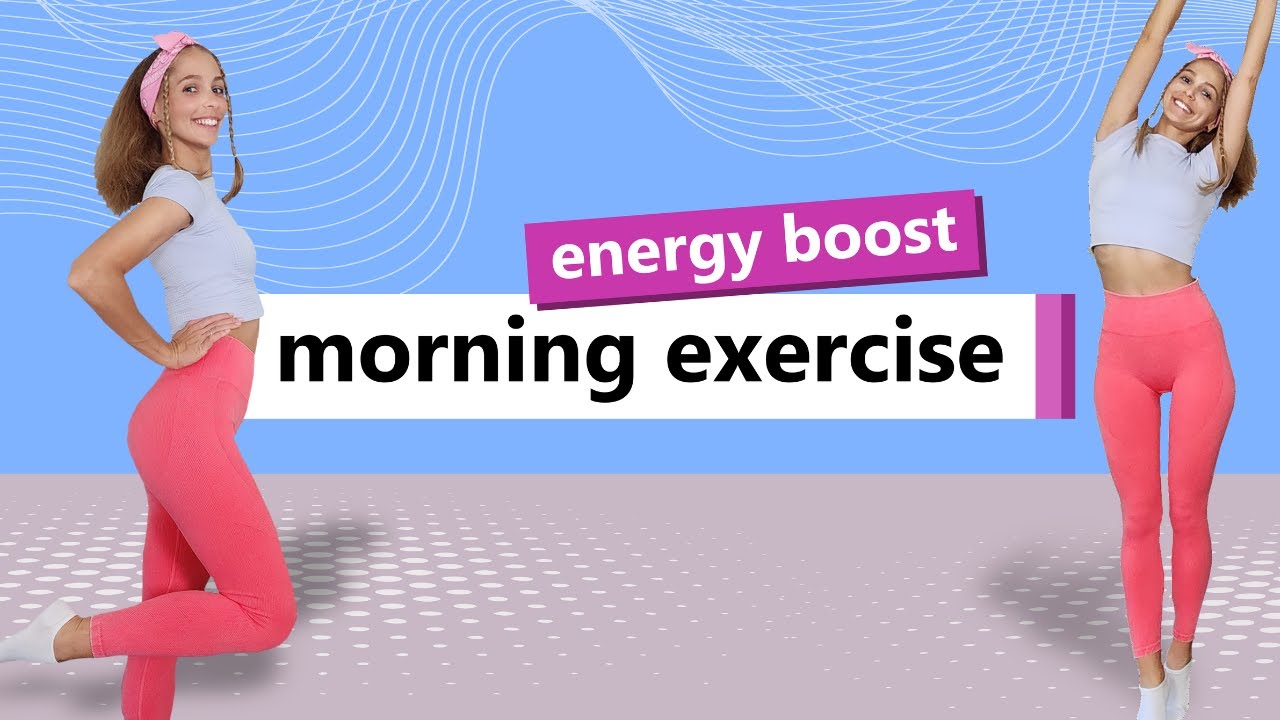 10 MIN MORNING EXERCISES - Energy Boost Workout //No equipment - YouTube