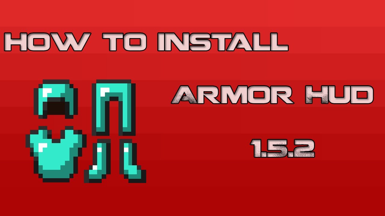 How to Install ArmorHud Status Effects HUD Direction HUD 1.6.1/1.5.2 ...