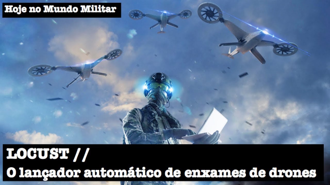LOCUST, o lançador automático de enxames de drones - YouTube