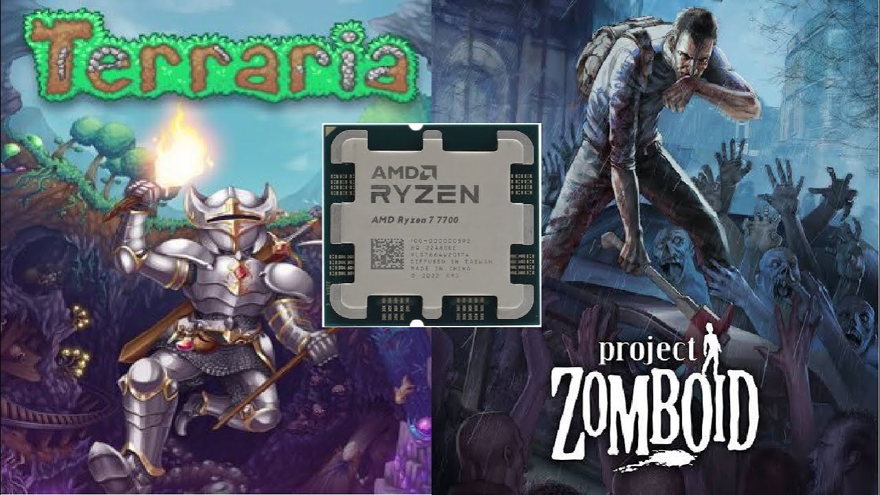 Terraria and Project Zomboid on integrated graphics | Ryzen 7 7700 iGPU ...