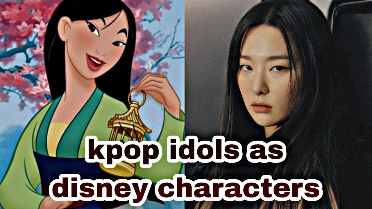 kpop idols as disney characters||female version|| - YouTube