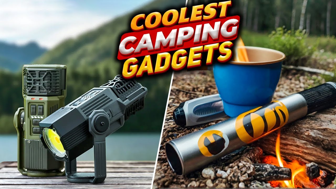 Top 7 Coolest Camping Gadgets for Modern Camping Camping Gadgets - YouTube