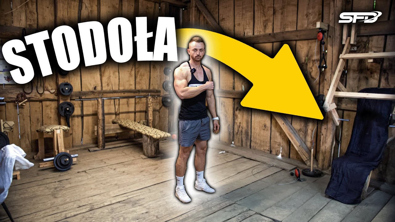 ZBUDOWAŁ SIŁOWNIĘ W STODOLE - YouTube