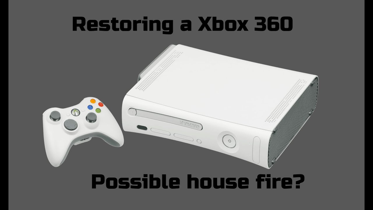 Restoring a Nasty Xbox 360 (Possibly was in a house fire?) - YouTube