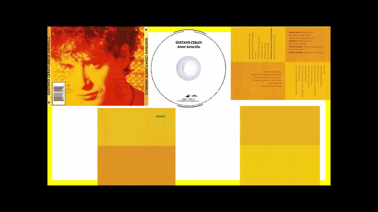 Gustavo Cerati Album Amarillo - YouTube