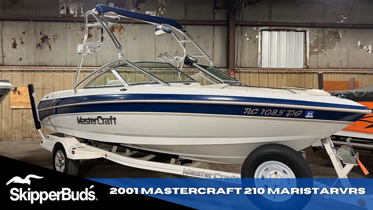 2001 MasterCraft 210 Maristar VRS Tow Boat Tour SkipperBud's - YouTube