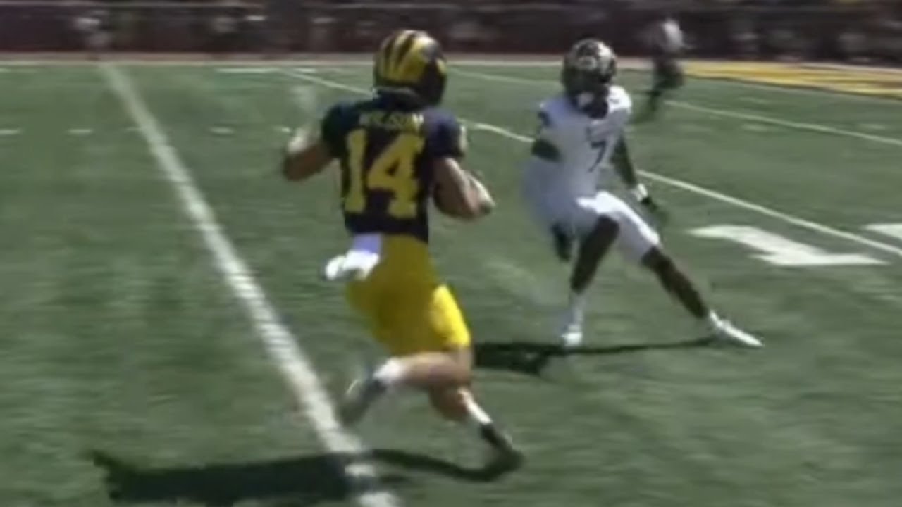 Roman Wilson 61-yard TD vs Colorado State 2022 - YouTube