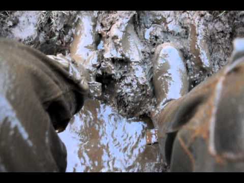 Tall Leather Boots + almost waist deep mud hole = fun³ (Pt. 2) - YouTube