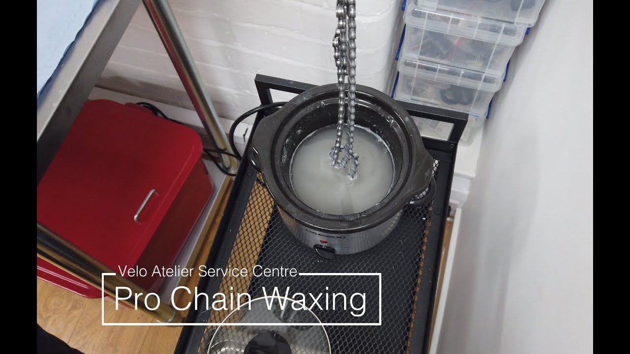 Chain Waxing the right way - YouTube