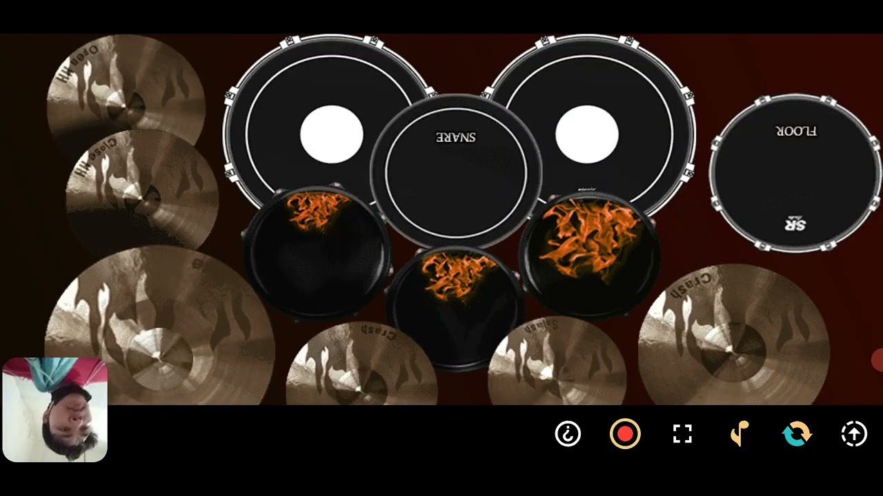how to play real drums app basic tutorial - YouTube
