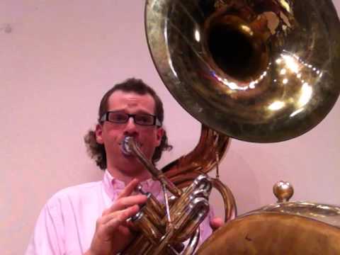 Chris Kratt Eb Mini Sousaphone - YouTube
