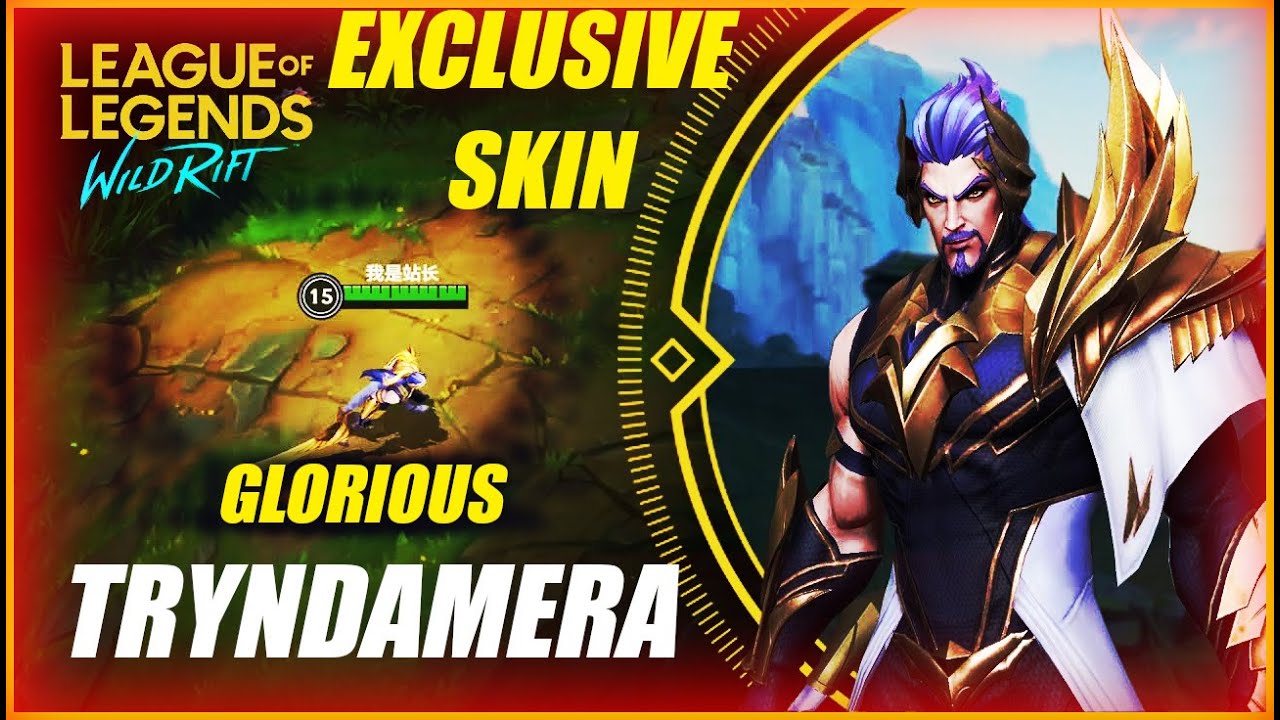 Glorious Tryndamere Wild Rift Gameplay | Wild Rift Exclusive Skin ...