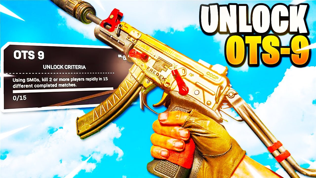 HOW TO UNLOCK OTS 9 FAST IN WARZONE AND COLD WAR (Fastest Way To Get ...