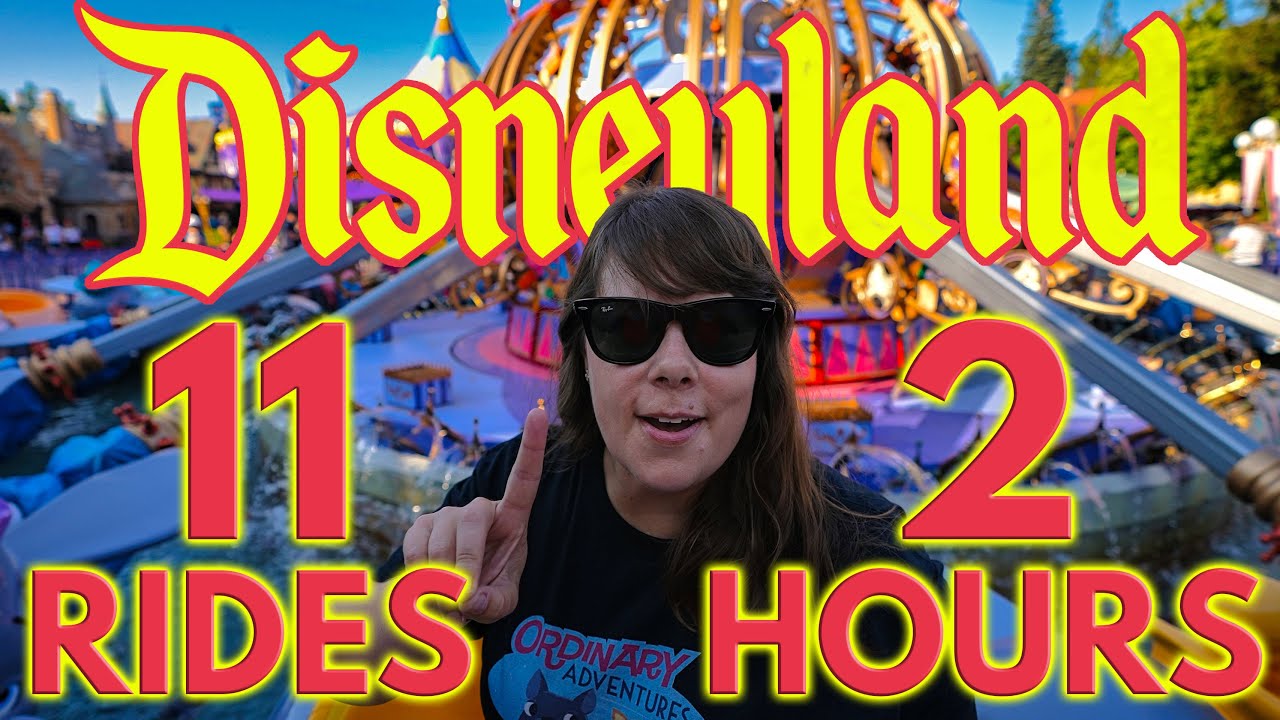 How To Ride 11 Disneyland Rides In Only 2 Hours! - YouTube
