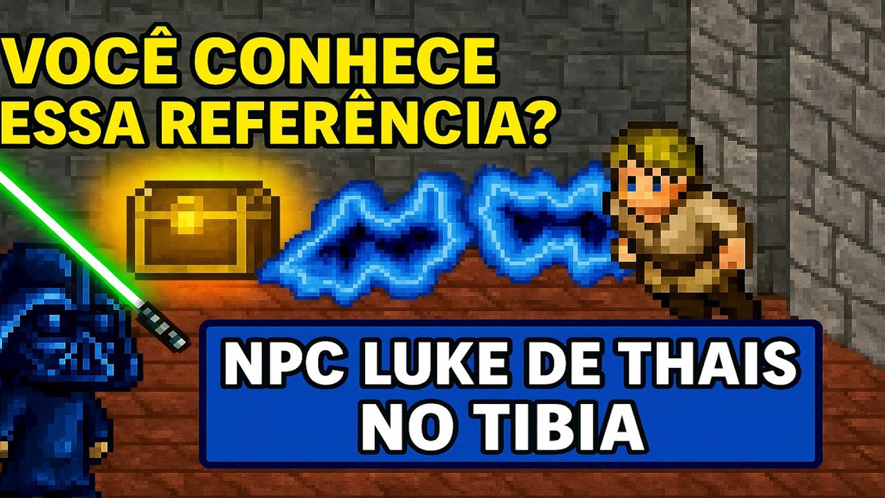 VOCÊ CONHECE ESSA REFERÊNCIA? O NPC LUKE DE THAIS NO TIBIA E SUA PIADA ...