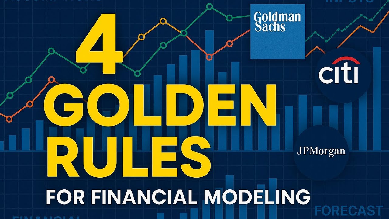 4 Golden Rules for Financial Modeling | Excel Tips for Investment ...