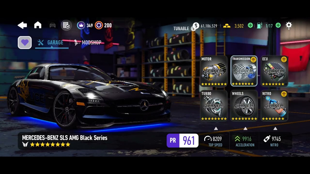 NFS No Limits | Tuned #79 | Mercedes SLS AMG Black Series - YouTube