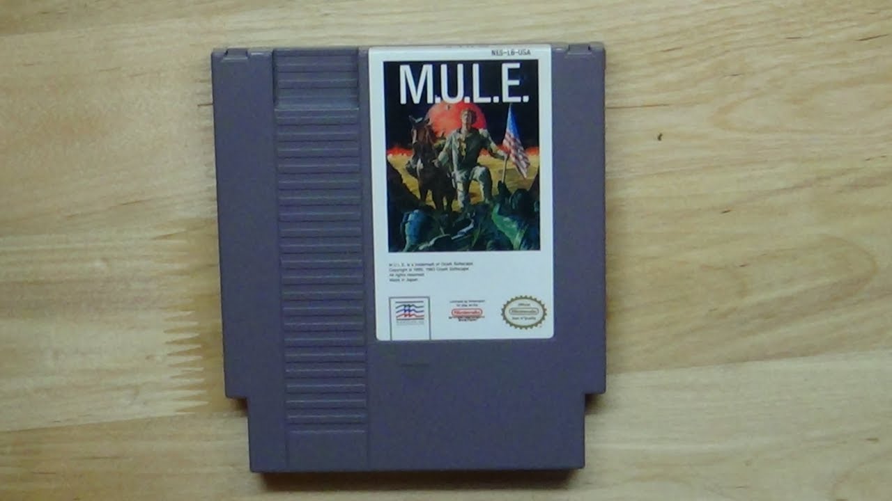 NES Game M.U.L.E. Review with Game-play - YouTube
