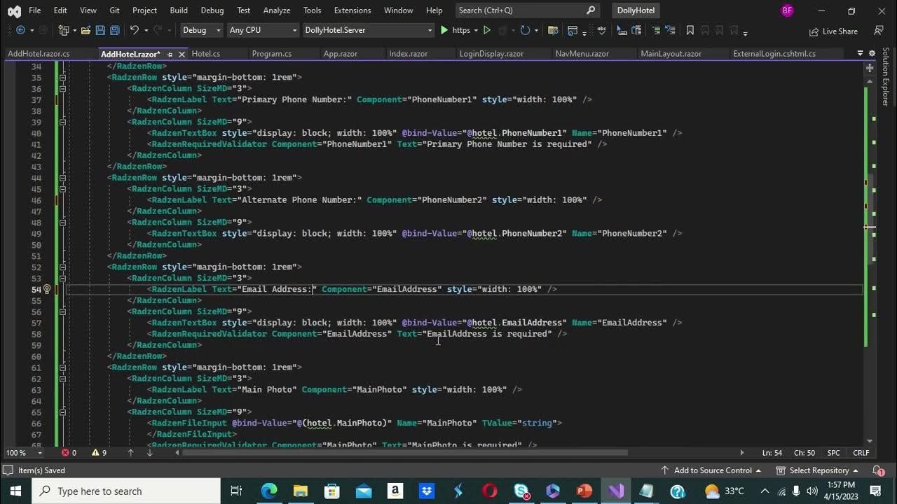 HotelApp In Yoruba Using Blazor Webassembly Part 20 Implement Add Hotel Page - YouTube