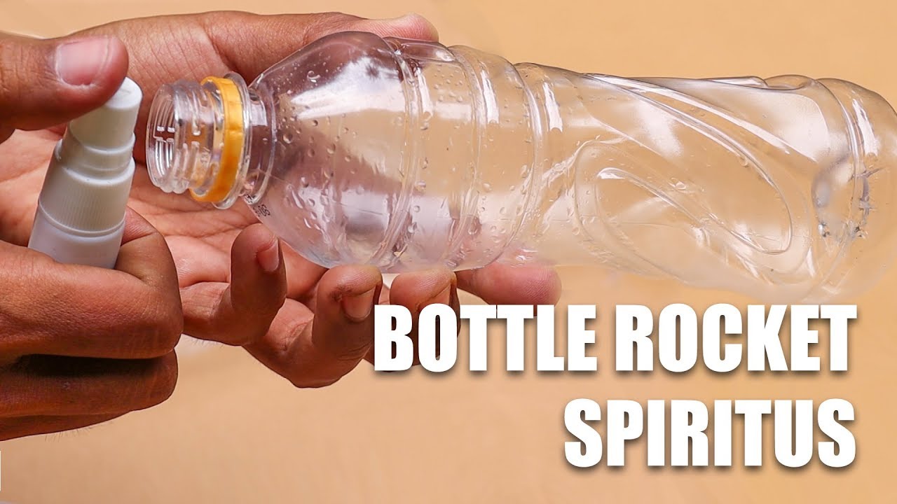 CARA BUAT ROKET BOTOL SPIRITUS - YouTube
