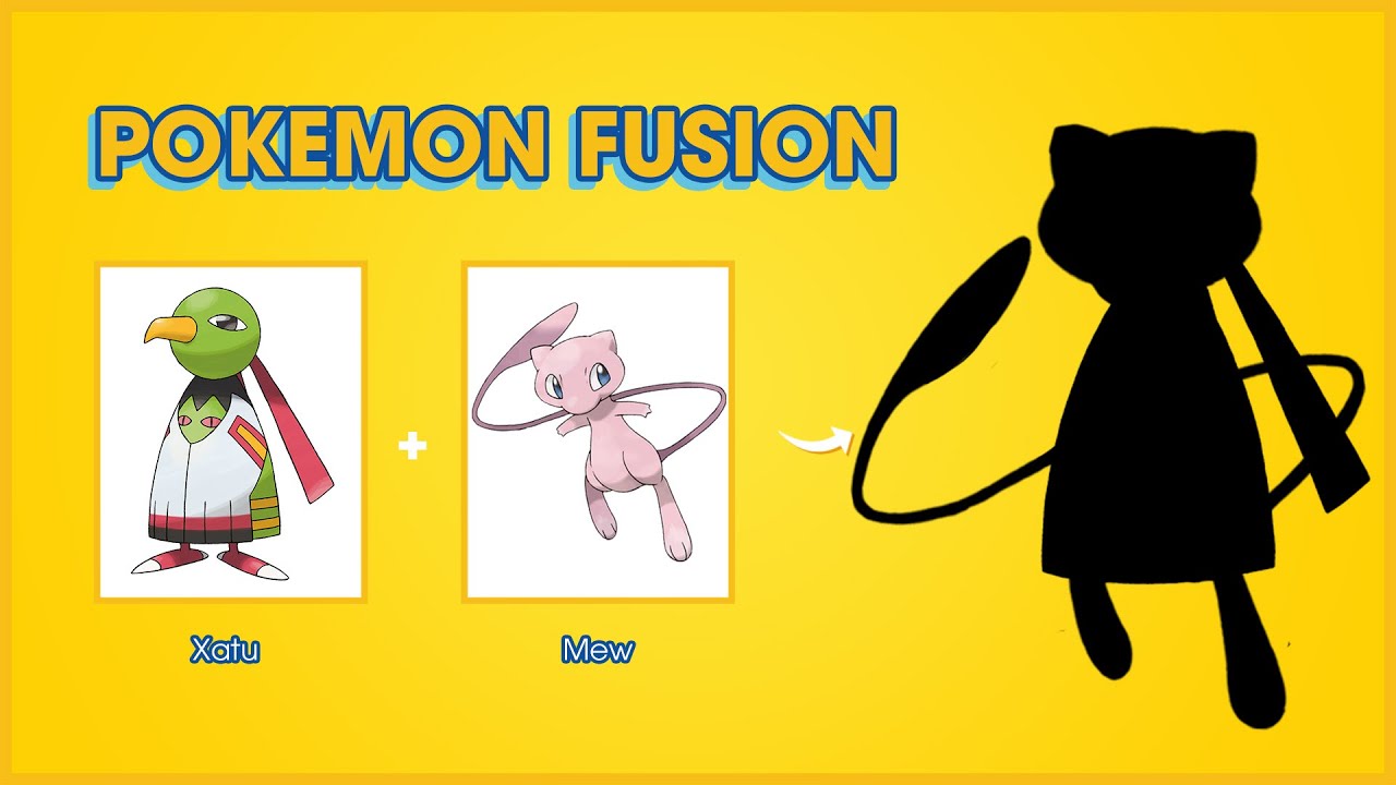 Pokemon Fusion | Xatu + Mew | pokemon infinite fusion - YouTube