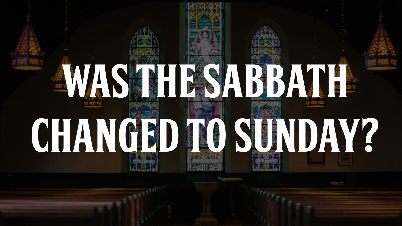 Was the Sabbath Changed to Sunday (Responding to Doug Wilson) - YouTube