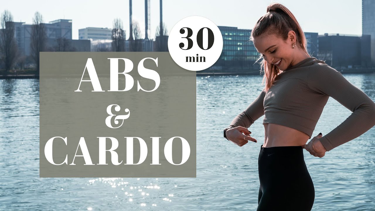 30 MIN ABS & CARDIO WORKOUT | no repeat, no equipment | incl. warm-up ...
