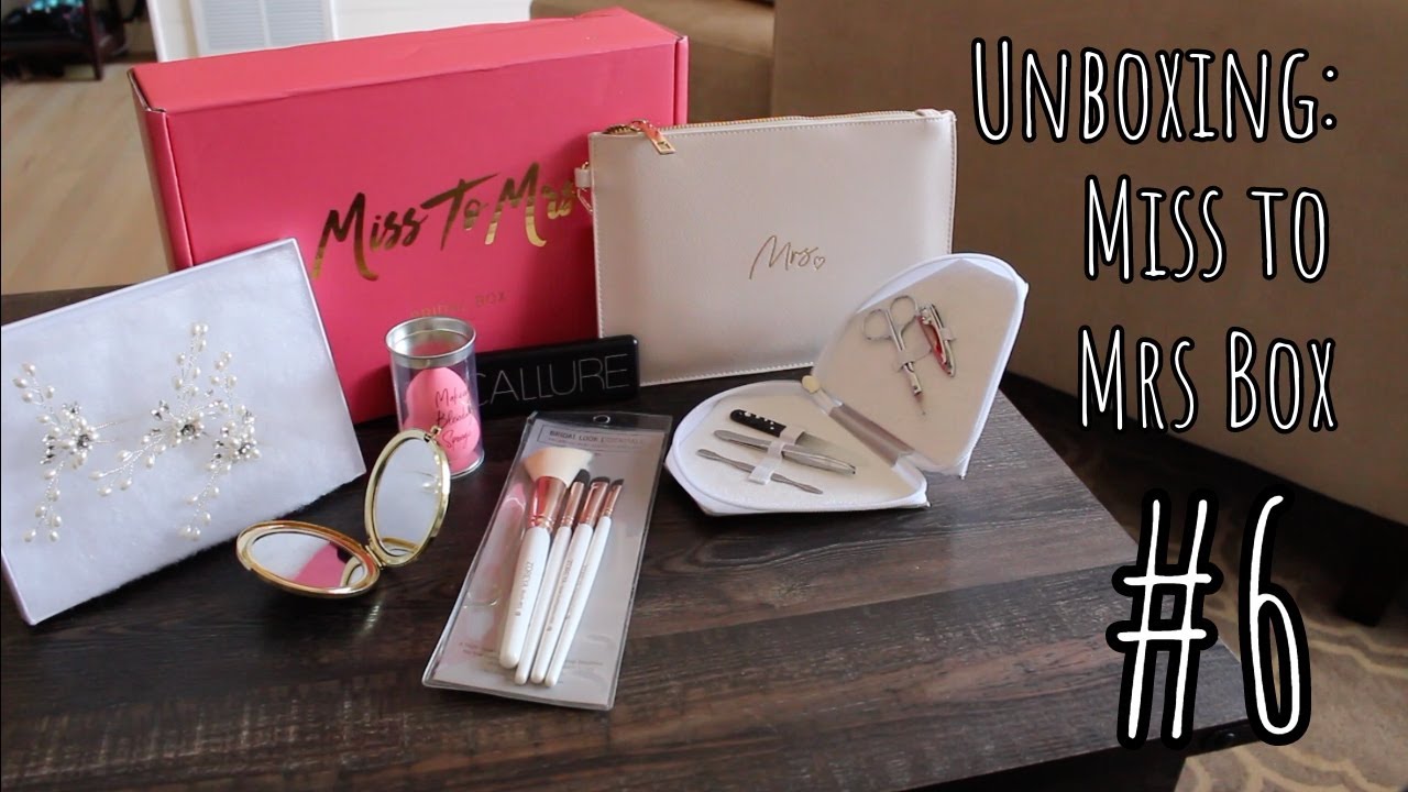 Wedding Diaries | Miss to Mrs Box #6 - YouTube