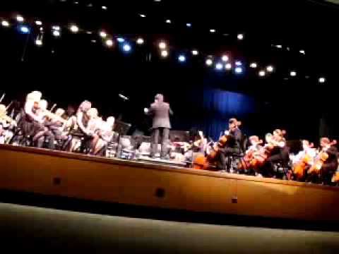 Ethan Eldred conducts his composition "Musings" - YouTube
