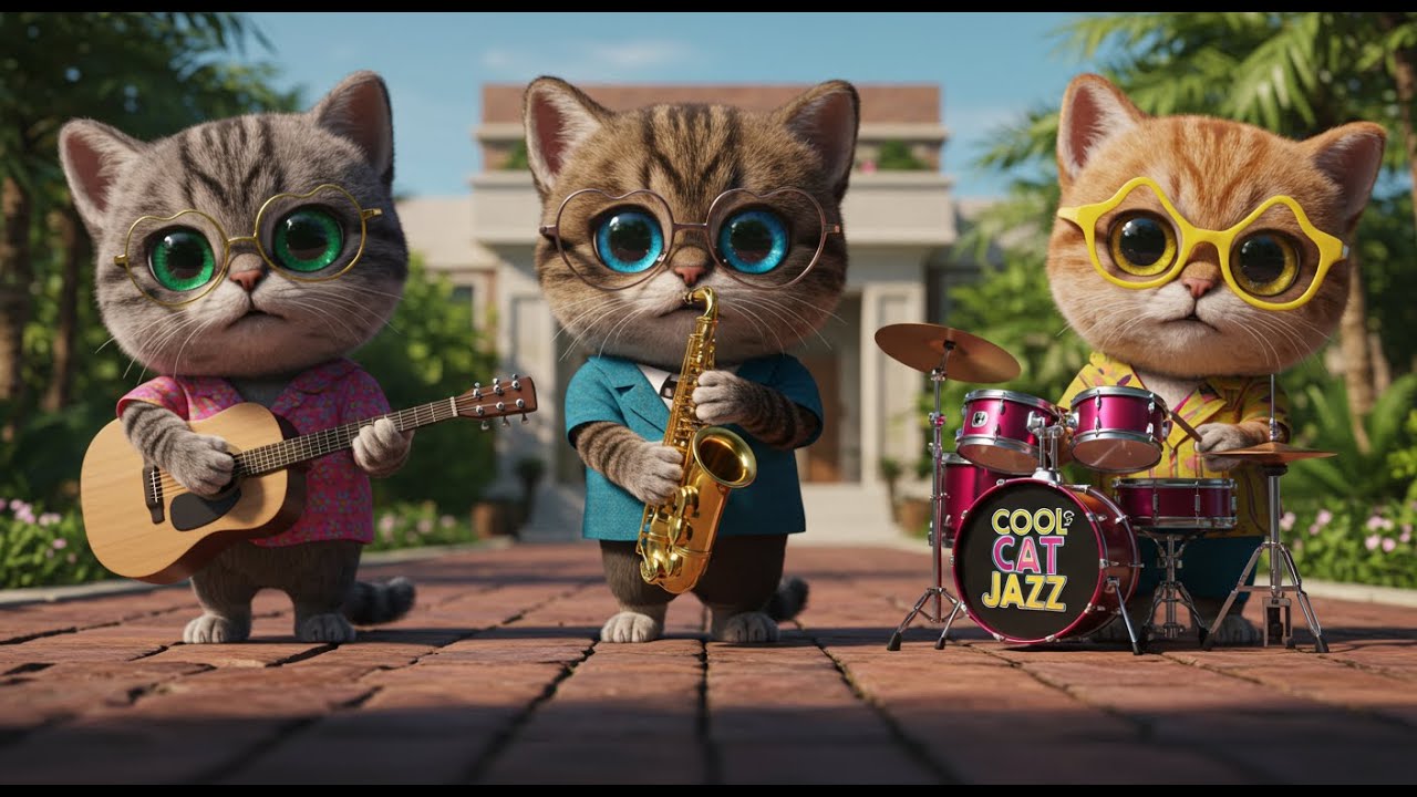 🎷 Cat Jazz Classics: Immersive Music Time! 🎶🐾 - YouTube