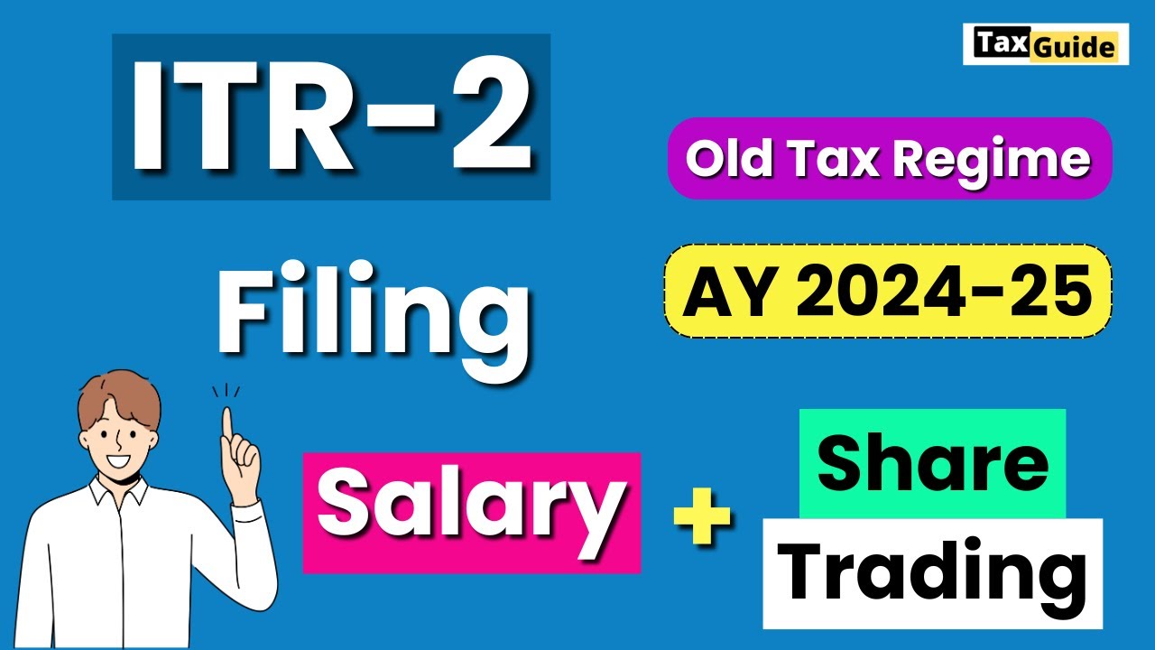 ITR 2 filing for Capital Gain STCG | Income Tax Return filing | How to ...