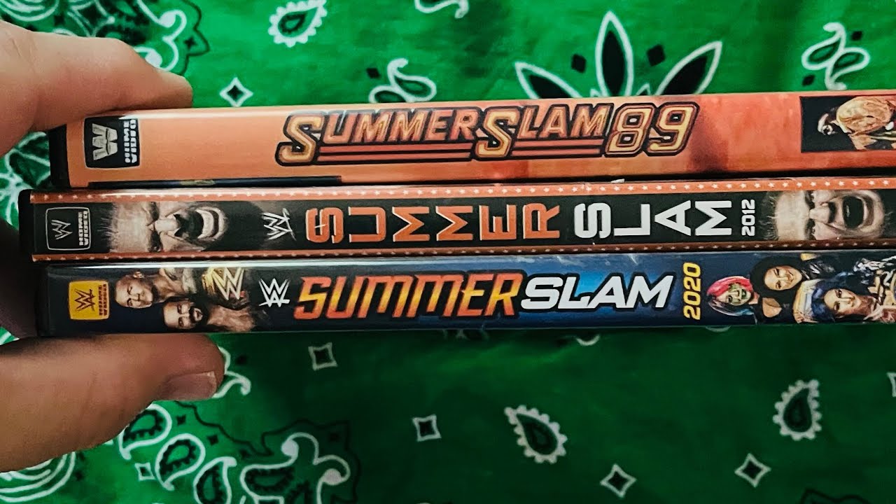 Closer look : summer slam dvd collection. - YouTube