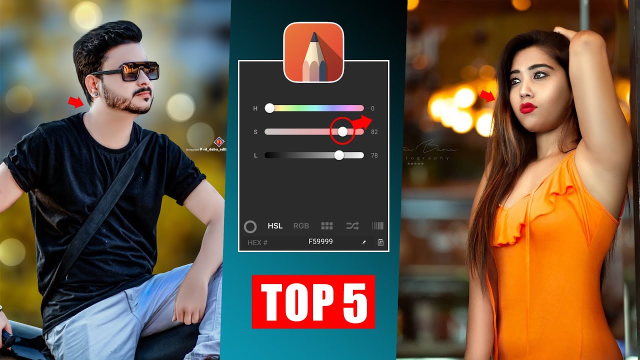Top 5 Autodesk Sketchbook Photo Editing Tricks & Tips | Autodesk Secret Trick By SR editing Zone ...