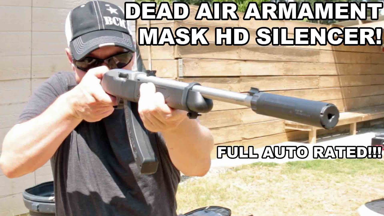 Dead Air Mask HD Silencer! Bolt Gun Rock Star - YouTube