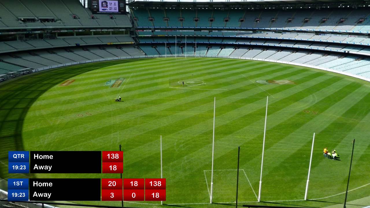 Australian Rules Scoreboard vMix demo 17 September 2016 04 26 09 PM ...