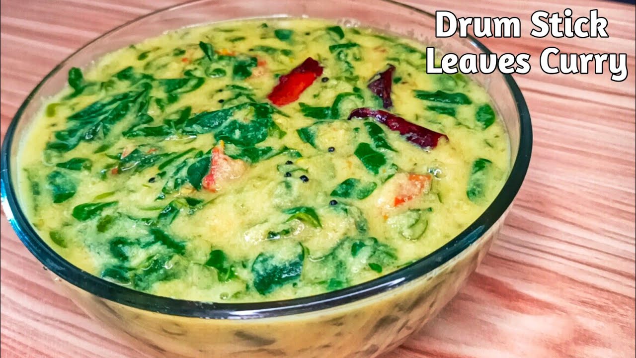 Drum sticks leaves curry/Muringayila crry/ മുരിങ്ങയില തേങ്ങ അരച്ച കറി ...