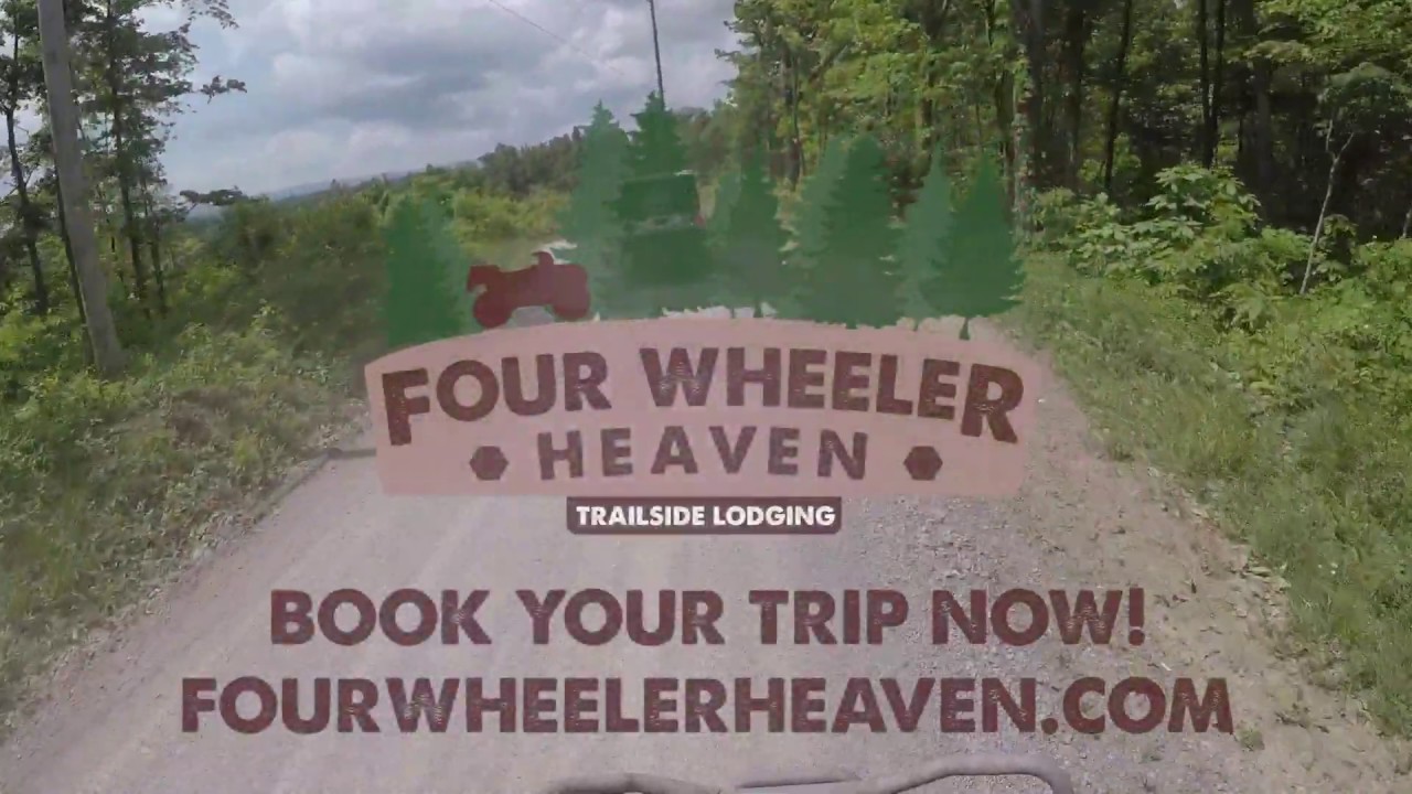 Four Wheeler Heaven - Hatfield-McCoy Trails trailside lodging - YouTube