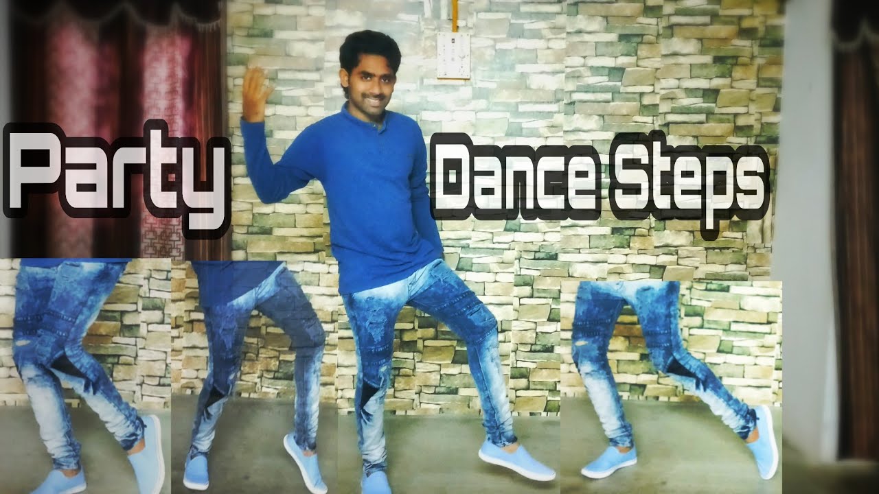 #partydance #easysteps Party dance easy steps for beginners in telugu ...