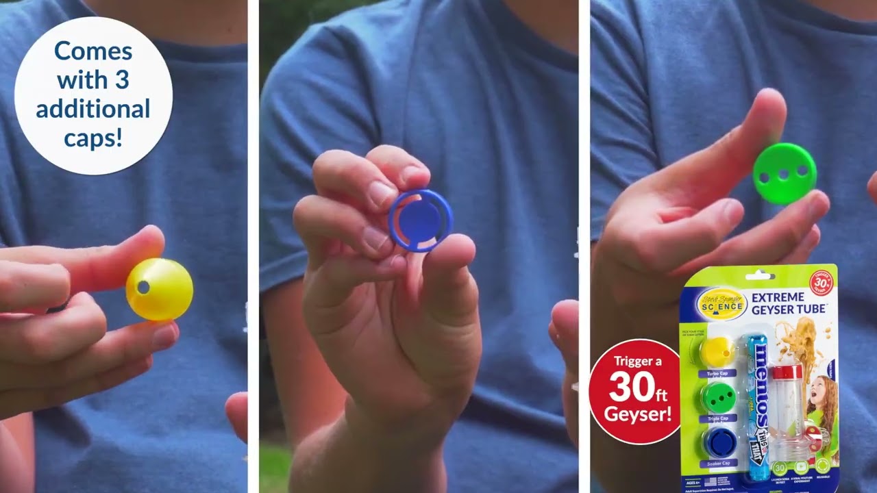 Extreme Geyser Tube™ - 1 tube, 1 roll Mentos - YouTube