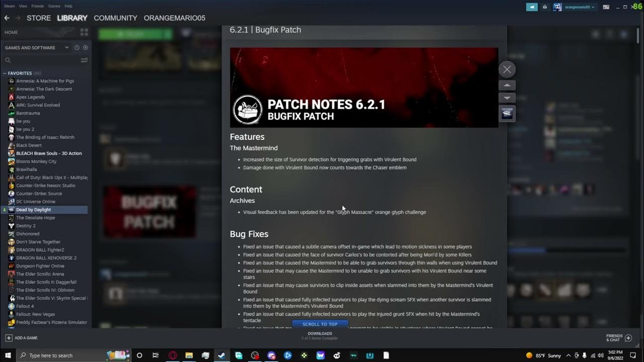 Orange Reacts To The New DBD Bugfix And Rejoices That They Buffed Wesker - YouTube