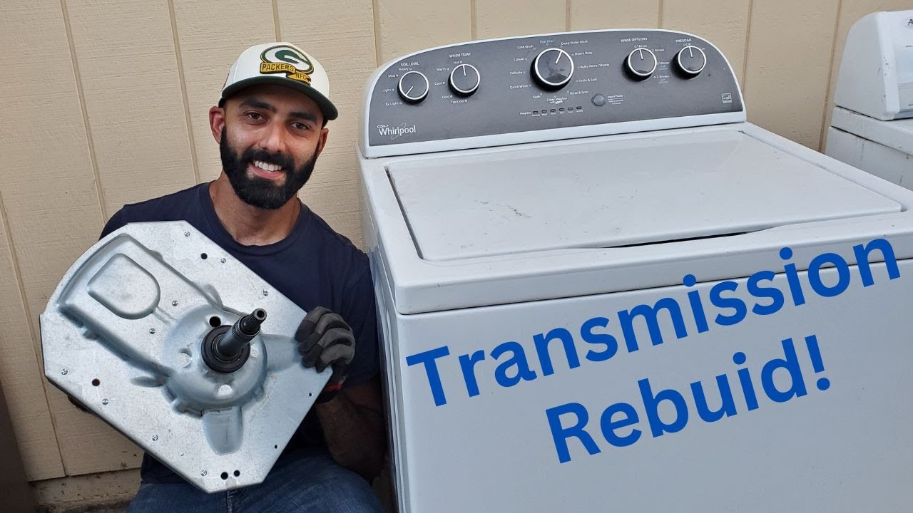 Transmission Bearing Replacement On A Whirlpool/Maytag Washer! - YouTube