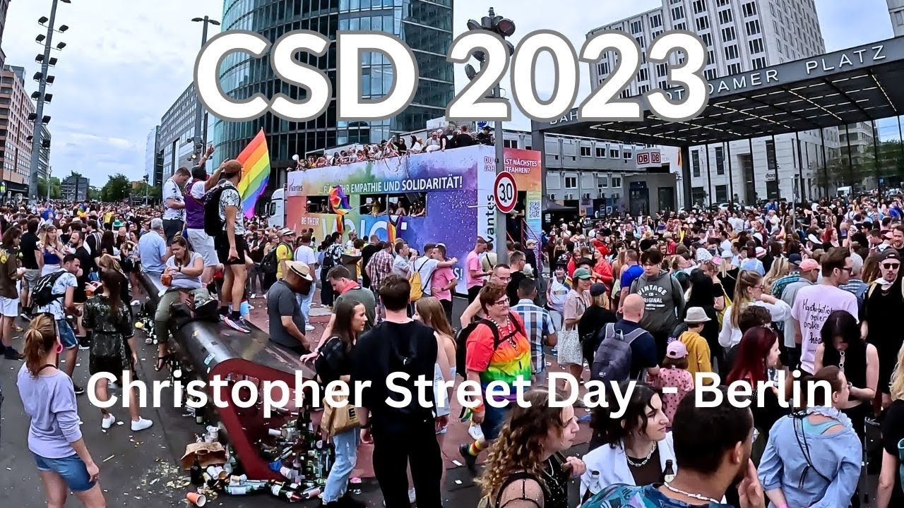 Christopher Street Day Berlin 2023 |Potsdamer Platz! - YouTube