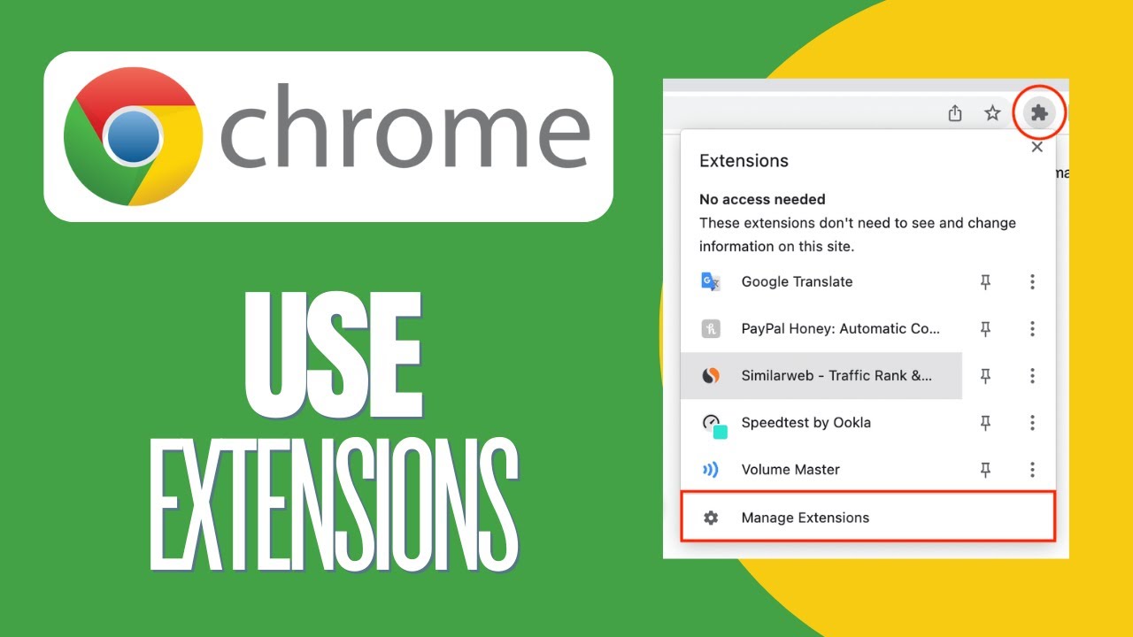 How to Use Extensions in Google Chrome - YouTube
