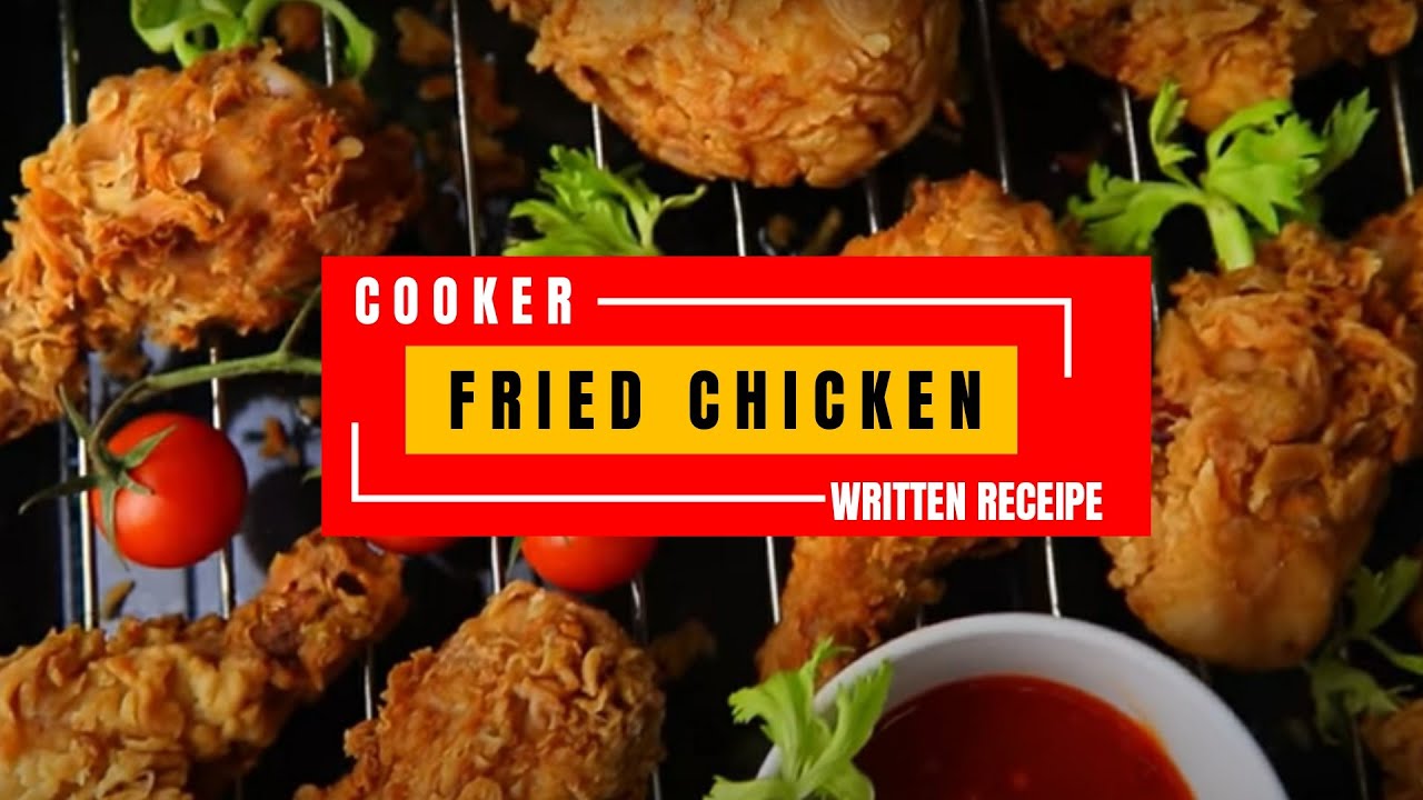 How To Make Cooker KFC Fried Chicken | Crispy Spicy Fried Chicken ...