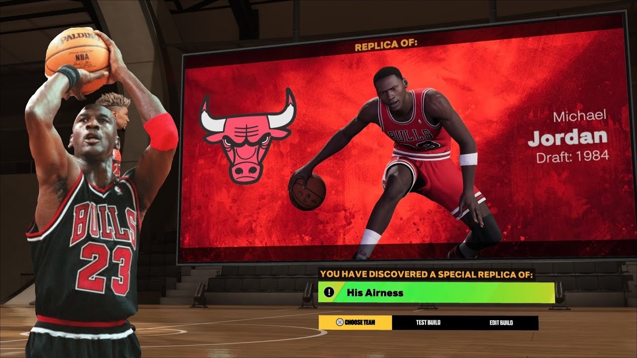 Michael Jordan *His Airness* Replica Build | NBA 2K23 - YouTube
