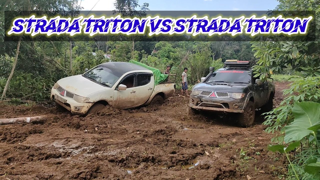 Strada Triton Adu Banteng||Strada triton VS Strada Triton - YouTube